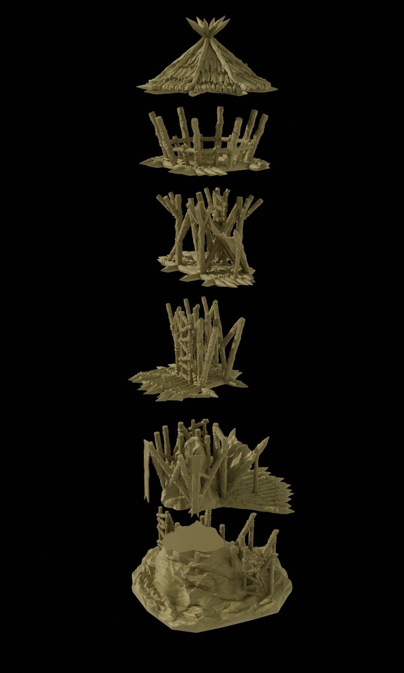 Goblin Watchtower - DND Aos Pathfinder Conquest Miniatureland Tabletop ...