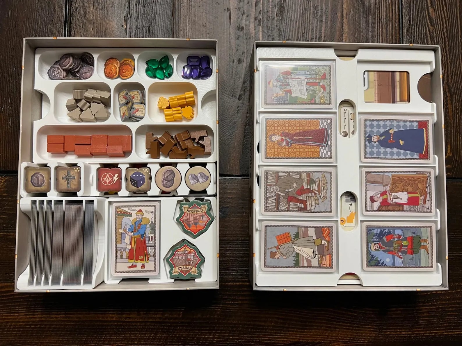 Red Cathedral With Contractors Expansion Board Game Insert / Organizer ...