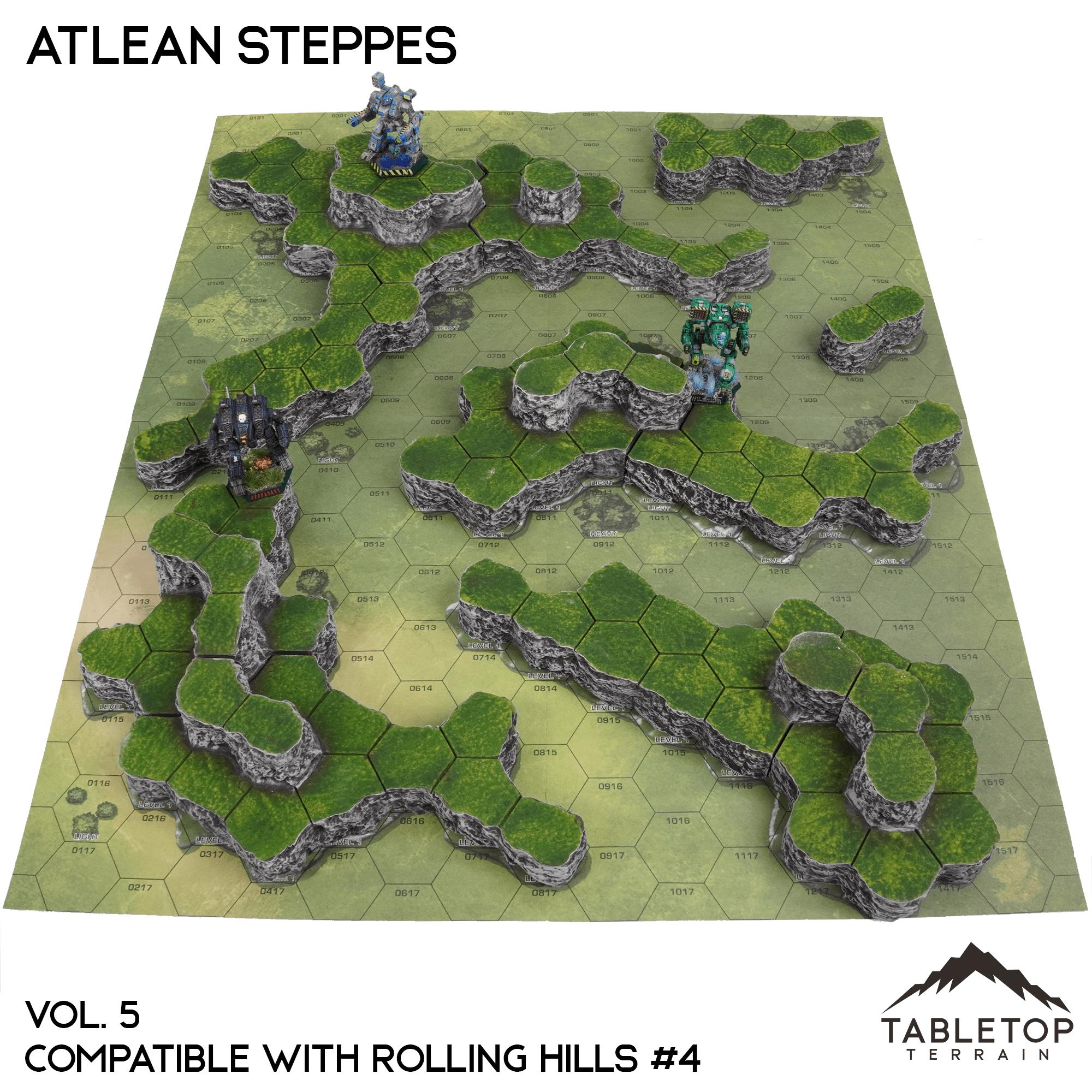 HEXTECH Atlean Steppes Map Hill Sets - 6mm - Thunderhead Studio 6mm ...