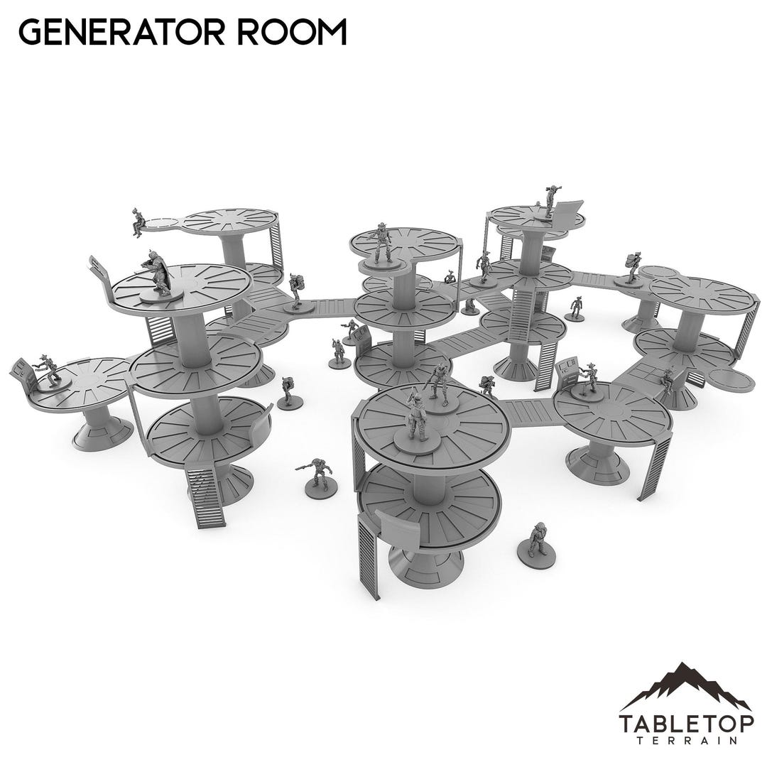 Generator Room - Tabletop Terrain Outer Rim Compatible With Star Wars ...
