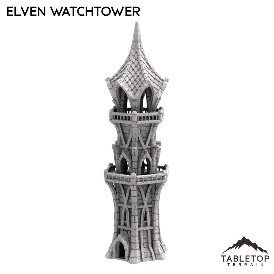 Elven Watchtower - DND Aos Pathfinder Conquest Miniatureland Tabletop ...