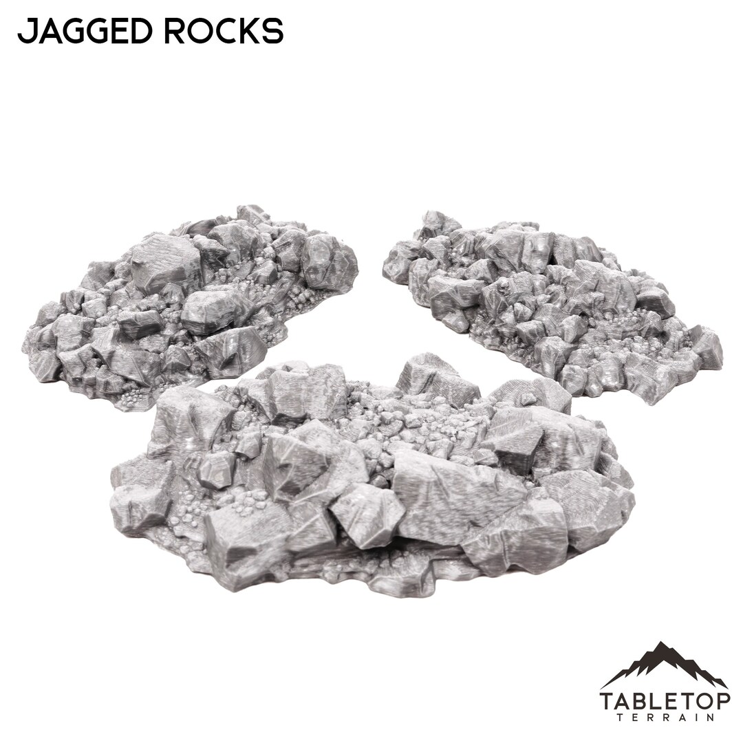 Jagged Rocks - Scatter Terrain - Shadowfey Fantasy Terrain DND Aos ...