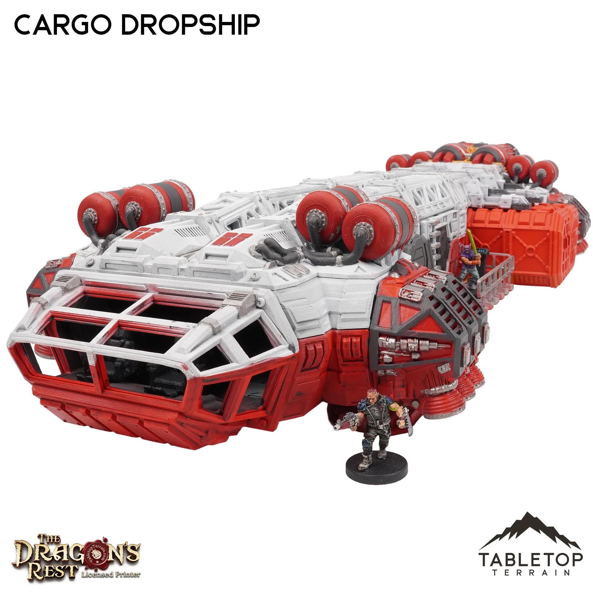Cargo Dropship - Sci-fi Dropship Wargame RPG the Dragon's Rest - Etsy UK
