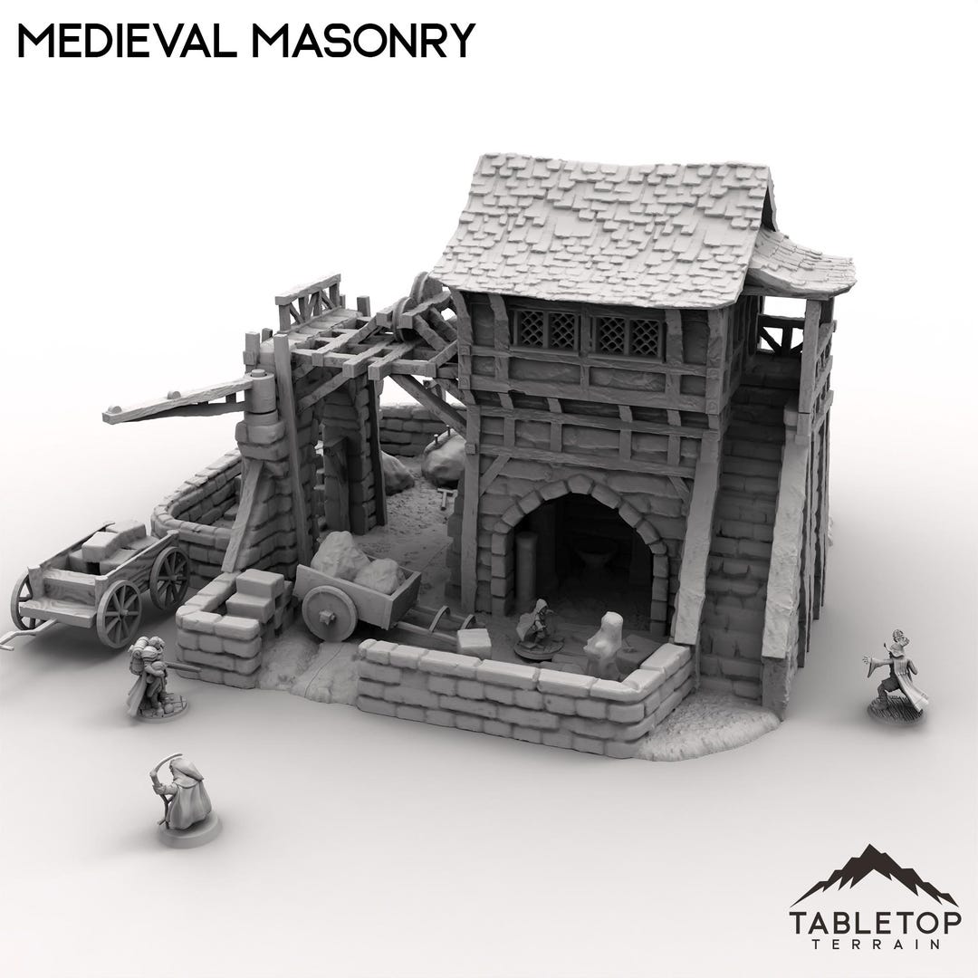 Medieval Masonry - Tabletop Terrain Fantasy DND Miniature Roleplaying ...