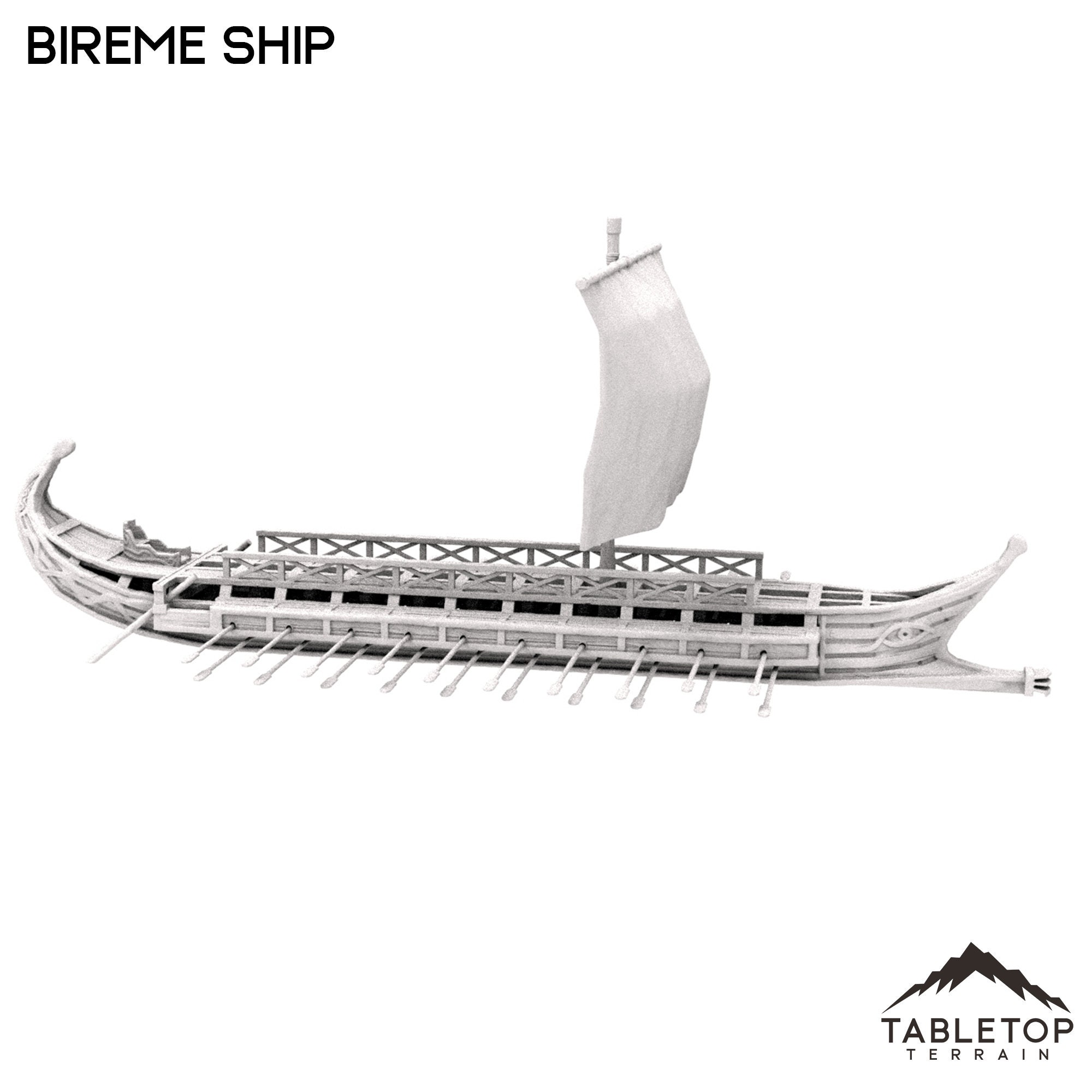 Bireme Ship - DND Aos Pathfinder Conquest Miniatureland Tabletop ...