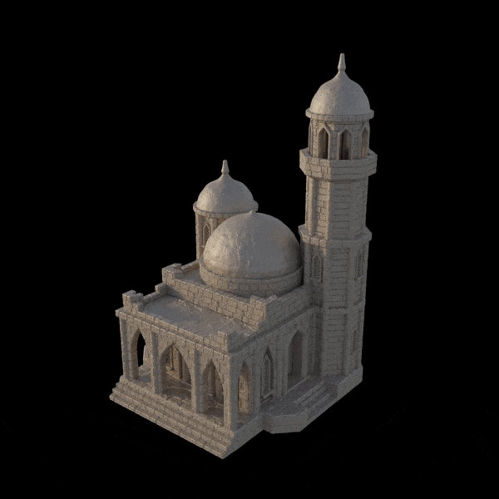 Small Desert Mosque - DND Aos Pathfinder Conquest Miniatureland ...