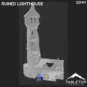 Ruined Lighthouse - DND Aos Pathfinder Conquest Miniatureland Tabletop ...