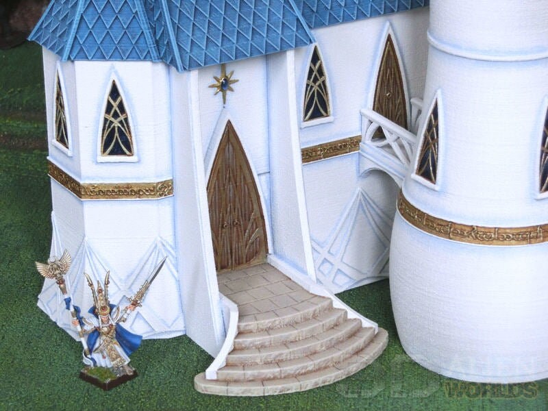 High Elf House Tower Elven Fantasy Building - Etsy