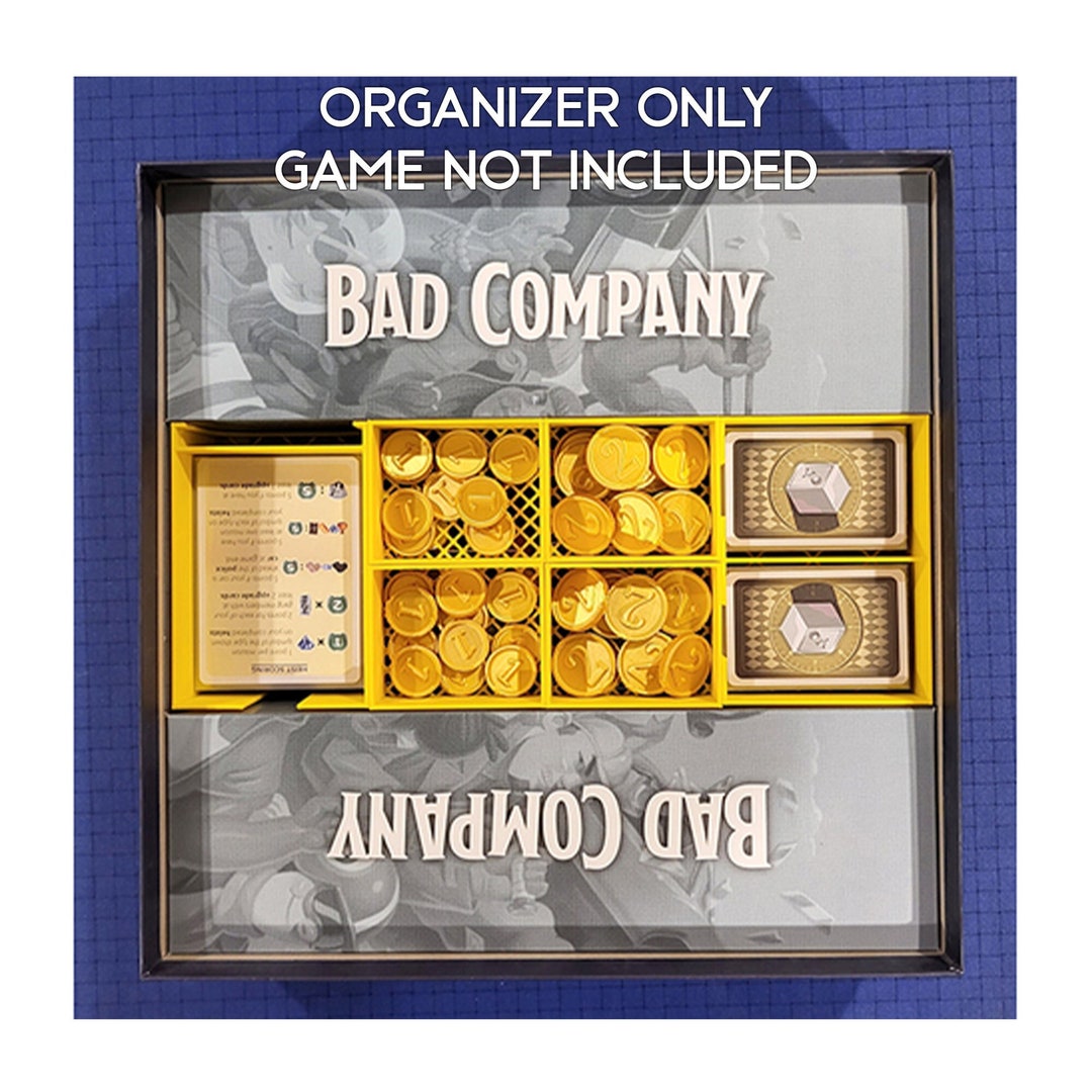 Bad Company Board Game Insert / Organizer - Etsy
