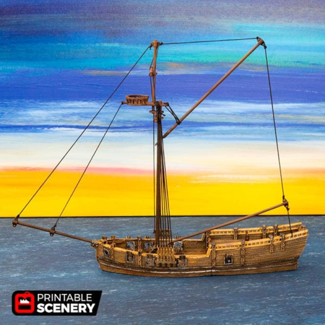 Sloop - Pirate Ship - Blood and Plunder Black Seas Cutlass - Etsy