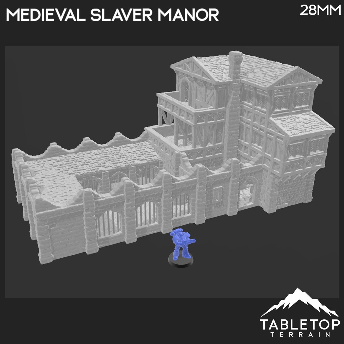 Medieval Slaver Manor - DND Aos Pathfinder Conquest Miniatureland ...
