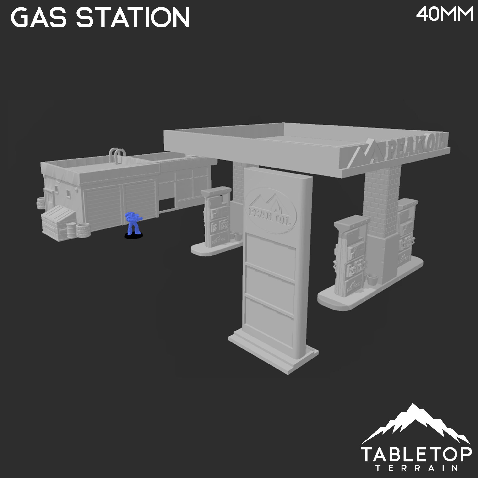 Gas Station Marvel Crisis Protocol Building MCP Urban - Etsy