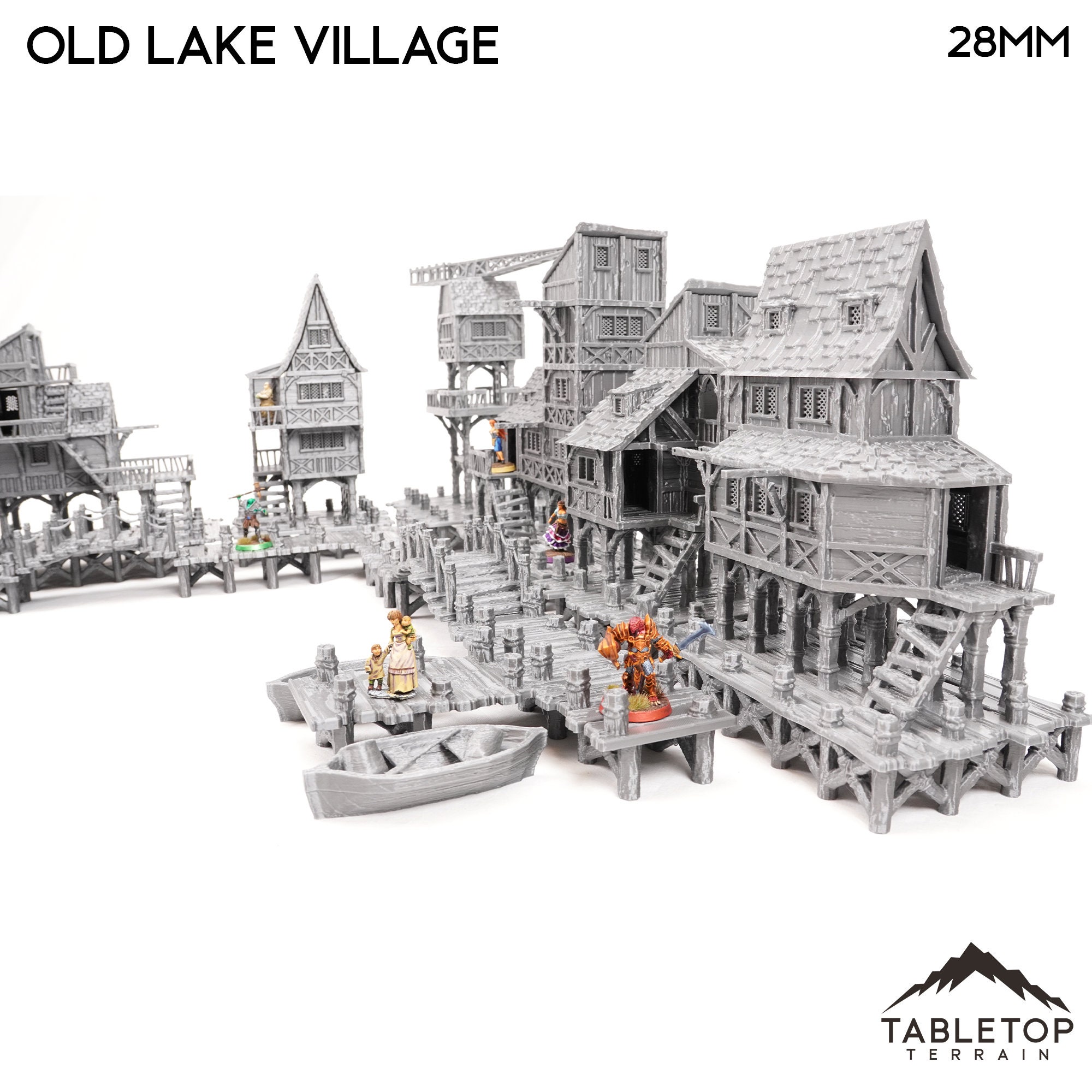 Old Lake Village - DND Aos Pathfinder Conquest Miniatureland Tabletop ...