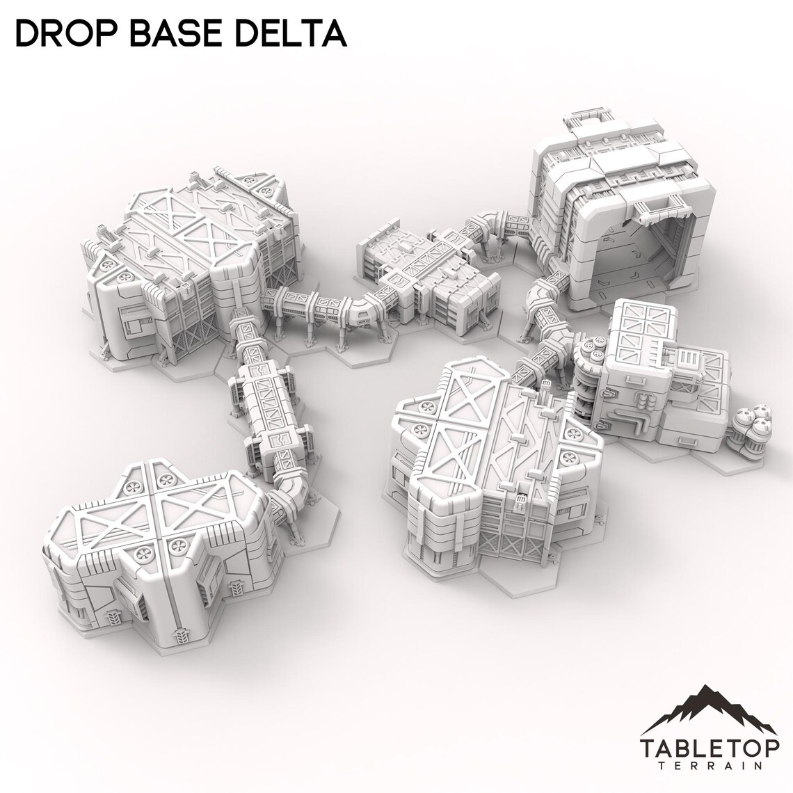 HEXTECH Drop Base Delta - 6mm - Thunderhead Studio 6mm Compatible With ...