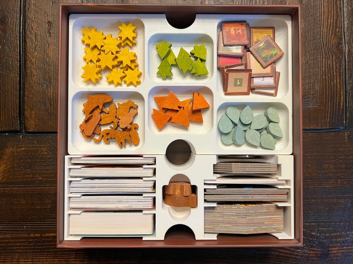 Parks With Nightfall and Wildlife Expansions Board Game Insert ...