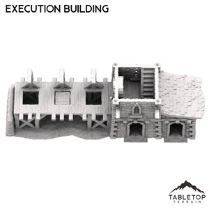 Execution Building - DND Aos Pathfinder Conquest Miniatureland Tabletop Terrain Miniature ...