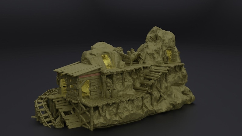 Abandoned Mine - DND Aos Pathfinder Conquest Miniatureland Tabletop ...