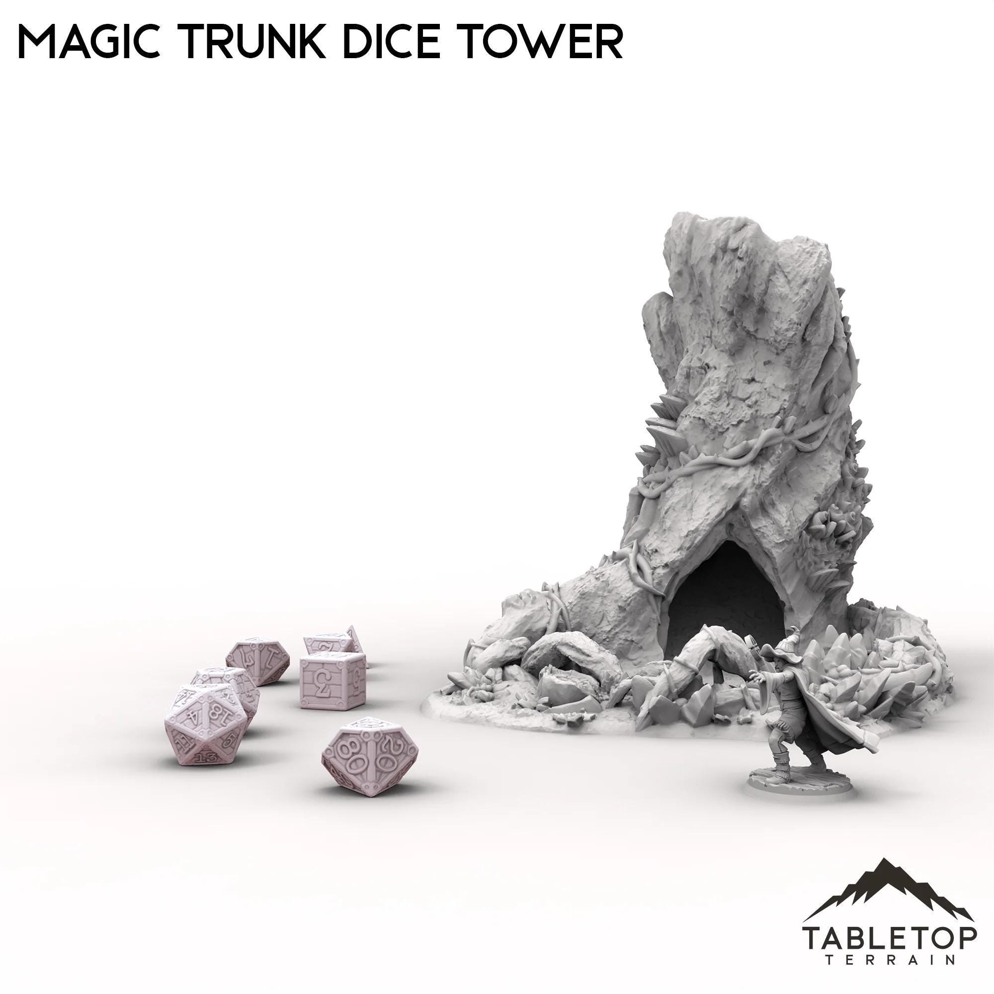Magic Trunk Dice Tower - Tabletop Terrain Fantasy DND Miniature ...