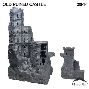 Ruined Old Castle - DND Aos Pathfinder Conquest Miniatureland Tabletop ...