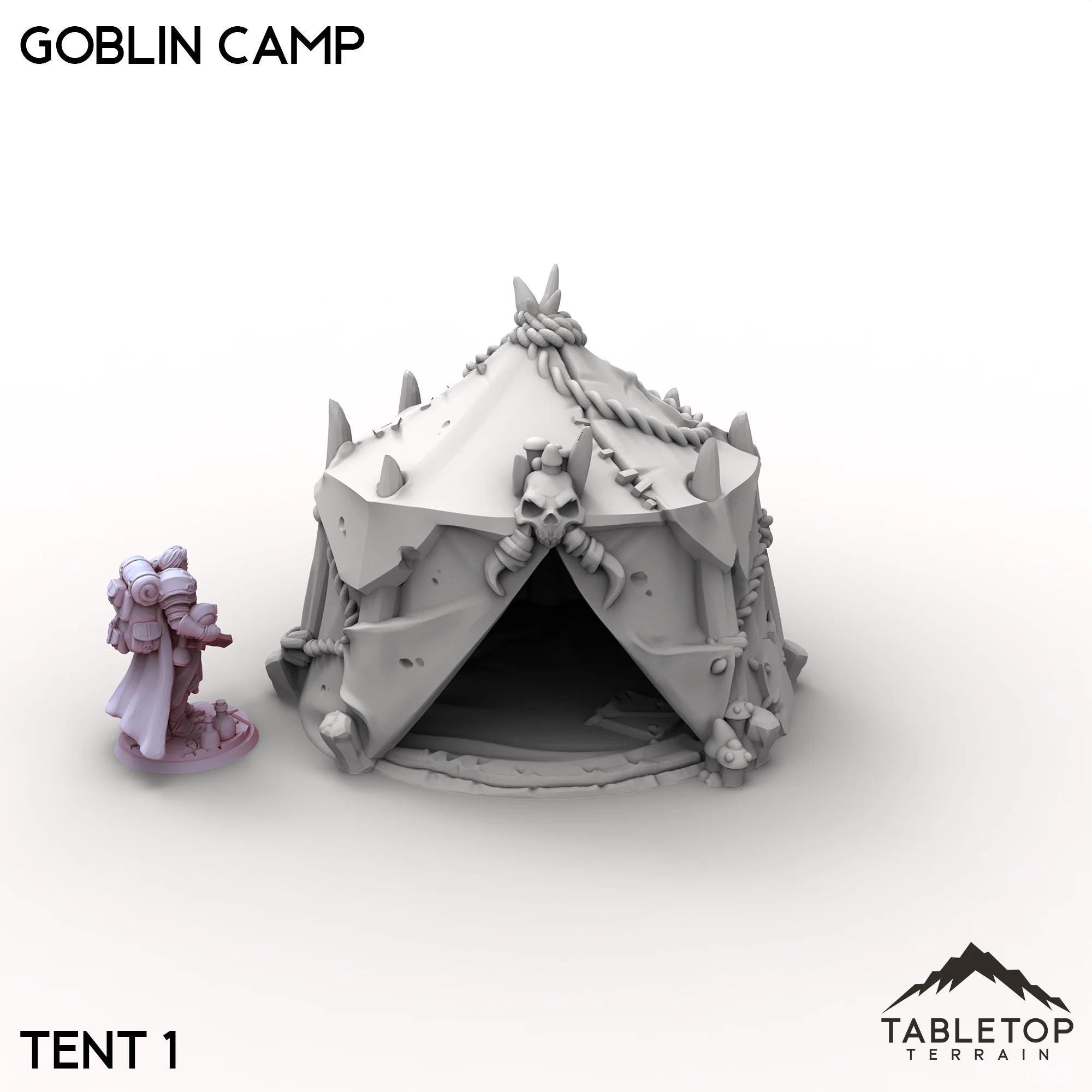 Goblin Camp - Tabletop Terrain Fantasy DND Miniature Roleplaying ...