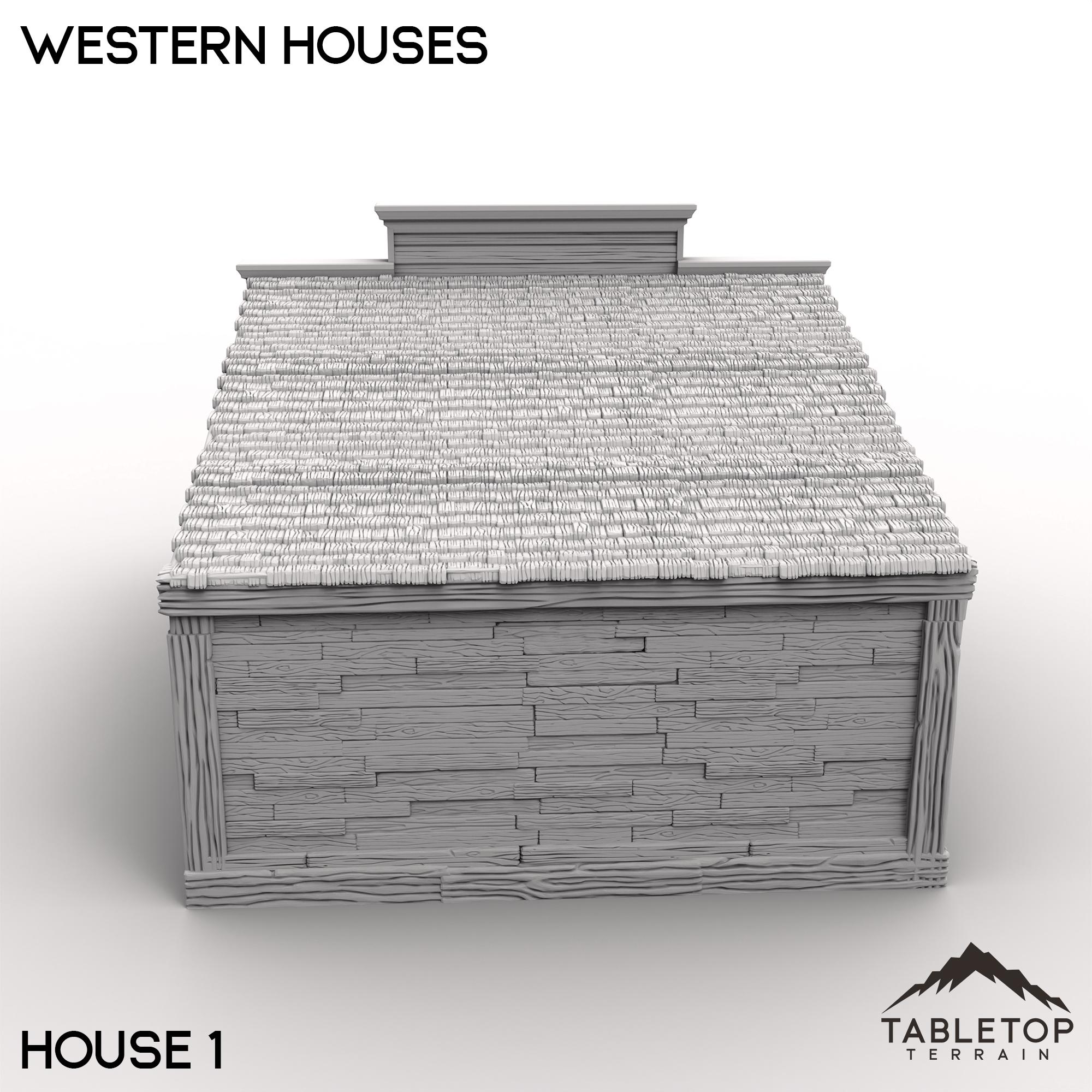 Western Houses - Wild West Terrain Wargaming RPG Exodus Western Rush ...