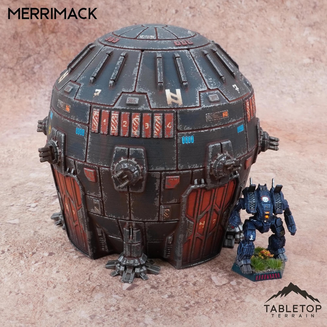 Merrimack Dropship - Hardware Studios 6mm Compatible With Small Scale ...
