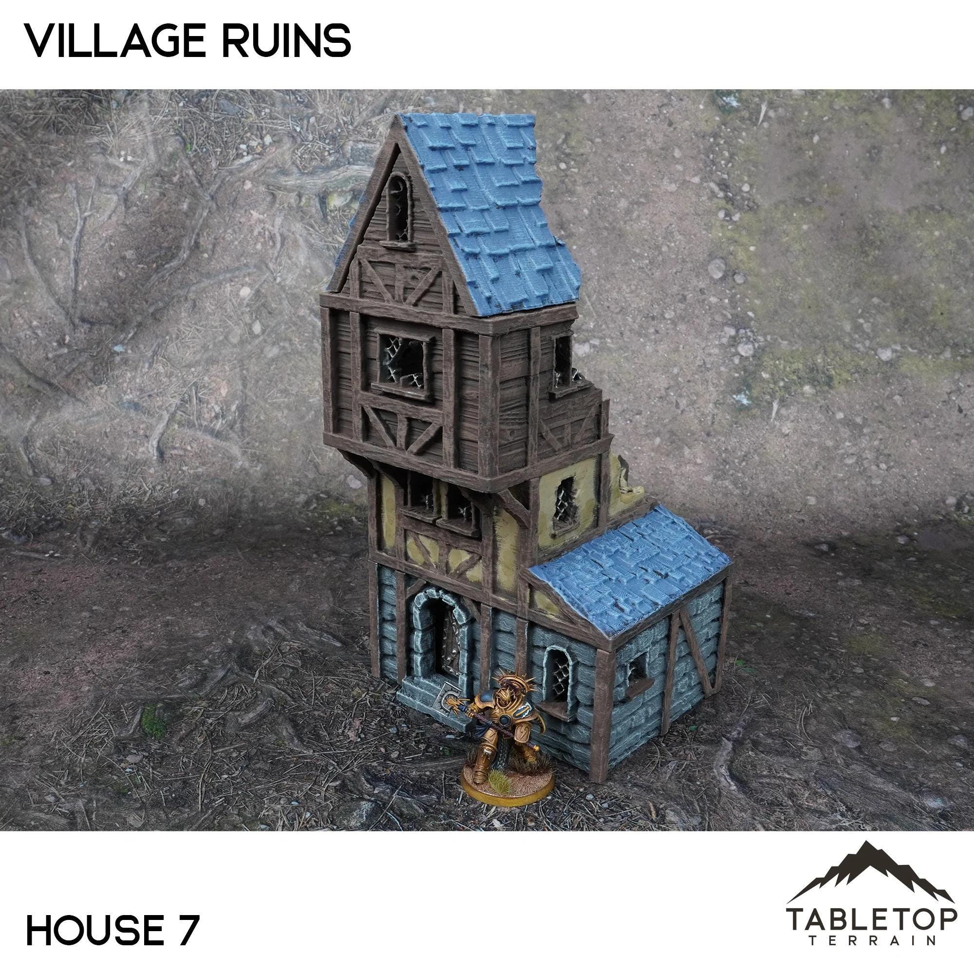 Village Ruins - DND Aos Pathfinder Conquest Miniatureland Tabletop ...
