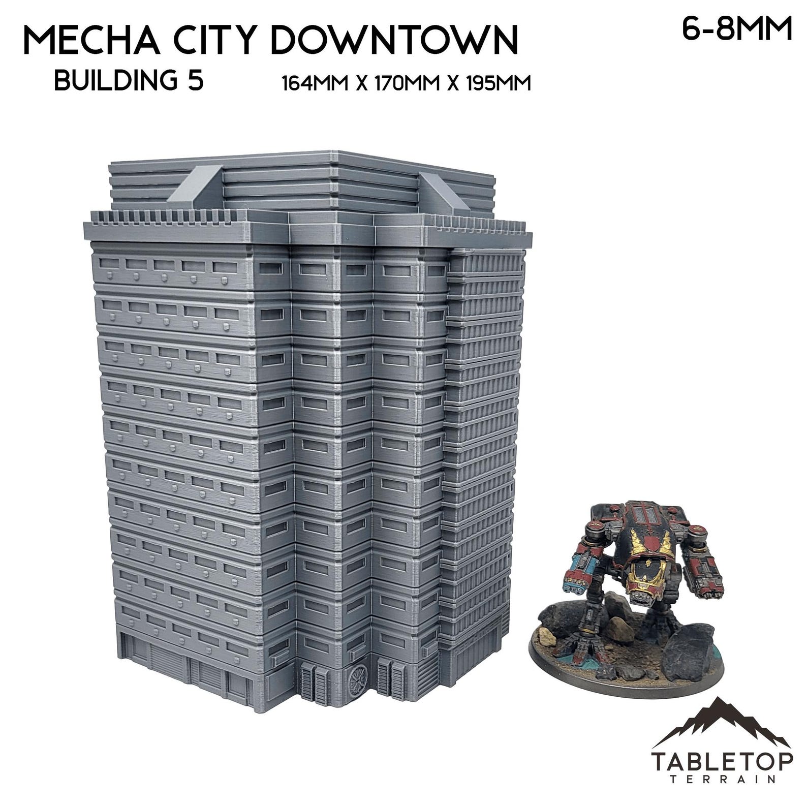 Mecha City Downtown Buildings - Bundle 2 - 6mm 8mm Mech Wargames ...