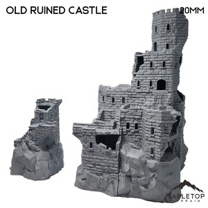 Ruined Old Castle - DND Aos Pathfinder Conquest Miniatureland Tabletop ...