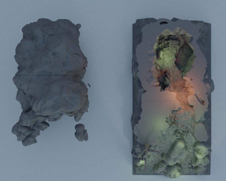 Troll Cave DND Aos Pathfinder Conquest Miniatureland - Etsy