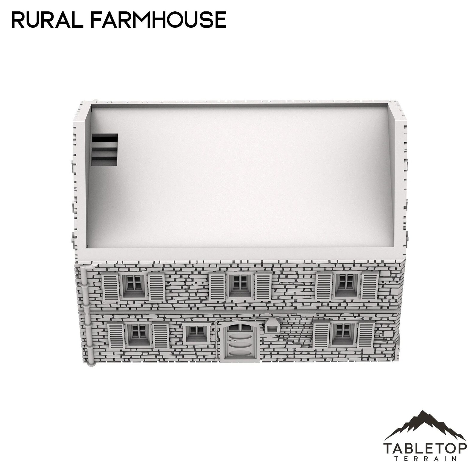 French Rural Farmhouse - WWII Terrain Wargame Tabletop Terrain Terrain ...