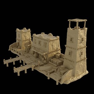 Small Desert Dock - DND Aos Pathfinder Conquest Miniatureland Tabletop ...