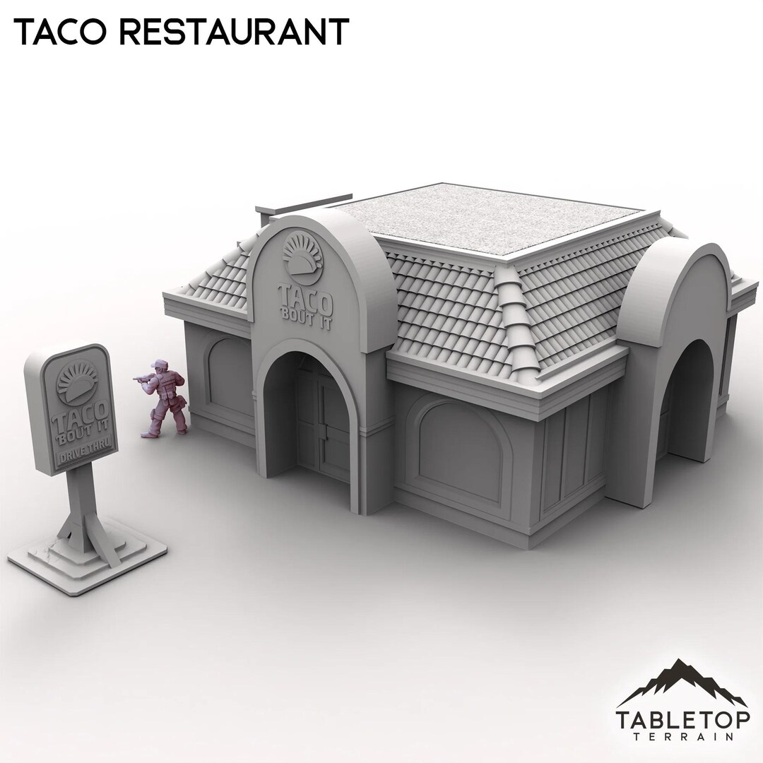 Urban Taco Restaurant - Urban Modern Comic Book Super Hero Marvel ...