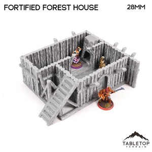 Fortified Forest House - DND Aos Pathfinder Conquest Miniatureland ...