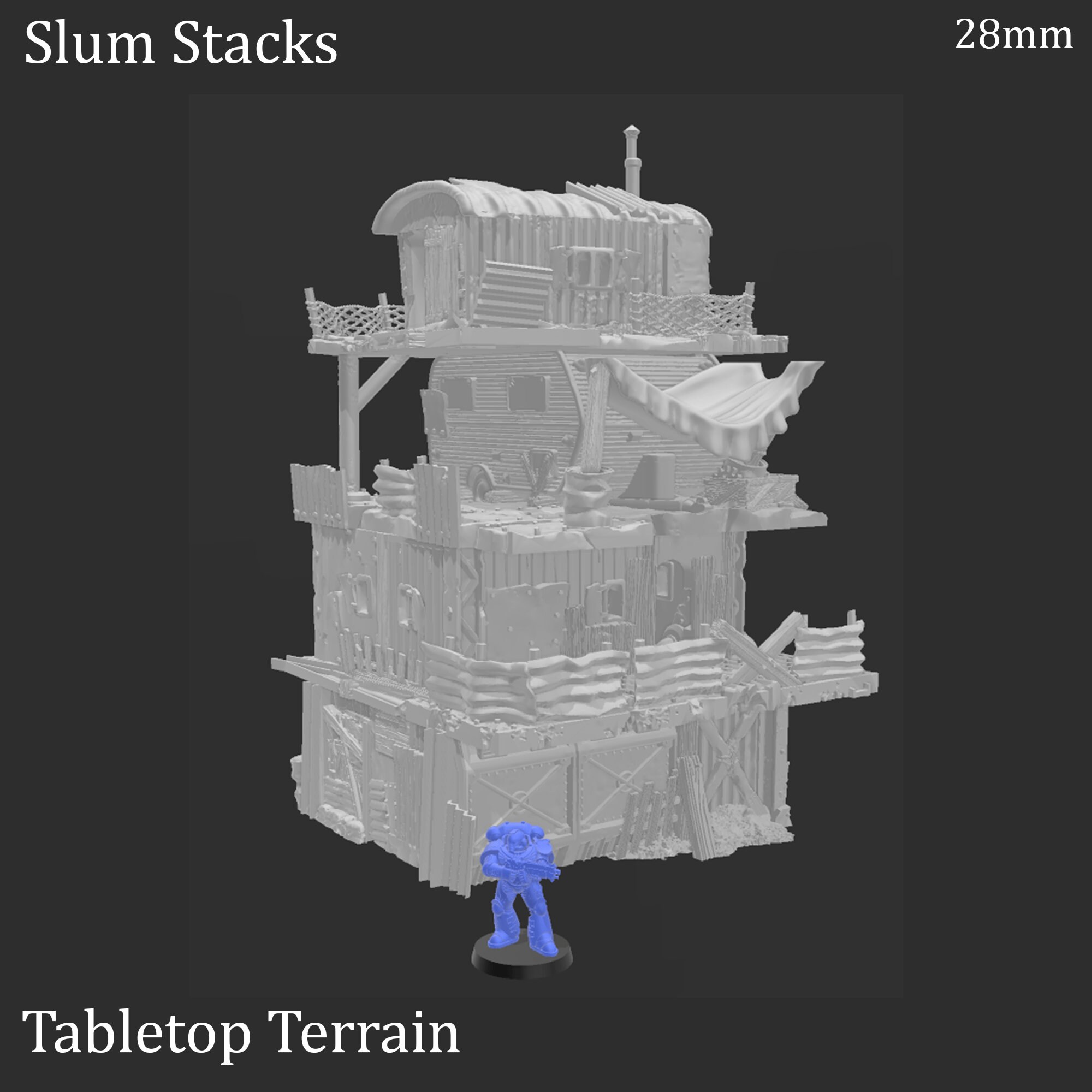 Slum Stacks Apocalyptic Building Gaslands Terrain - Etsy
