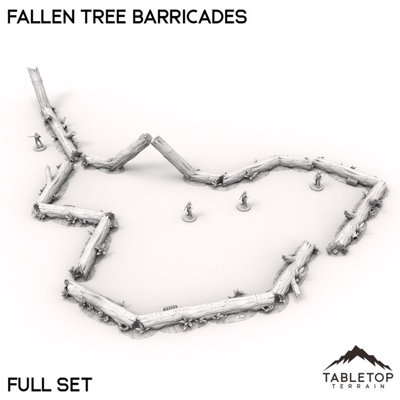 Fallen Tree Barricades - Tabletop Terrain Outer Rim Compatible With ...