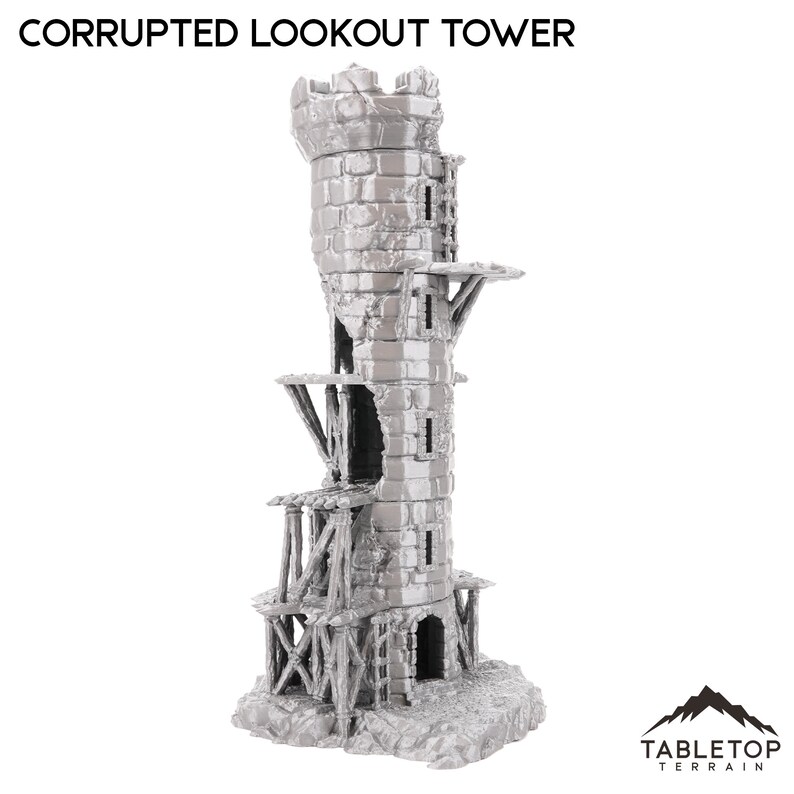 Corrupted Lookout Tower - DND Aos Pathfinder Conquest Miniatureland ...
