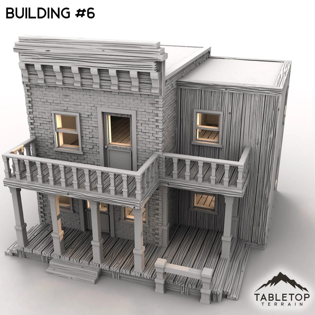 Dreadwood Building 6 - Wild West Terrain Wargaming RPG Exodus Western ...