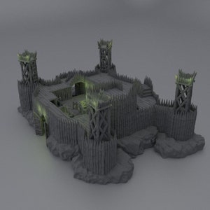 Fortified River Camp - DND Aos Pathfinder Conquest Miniatureland ...