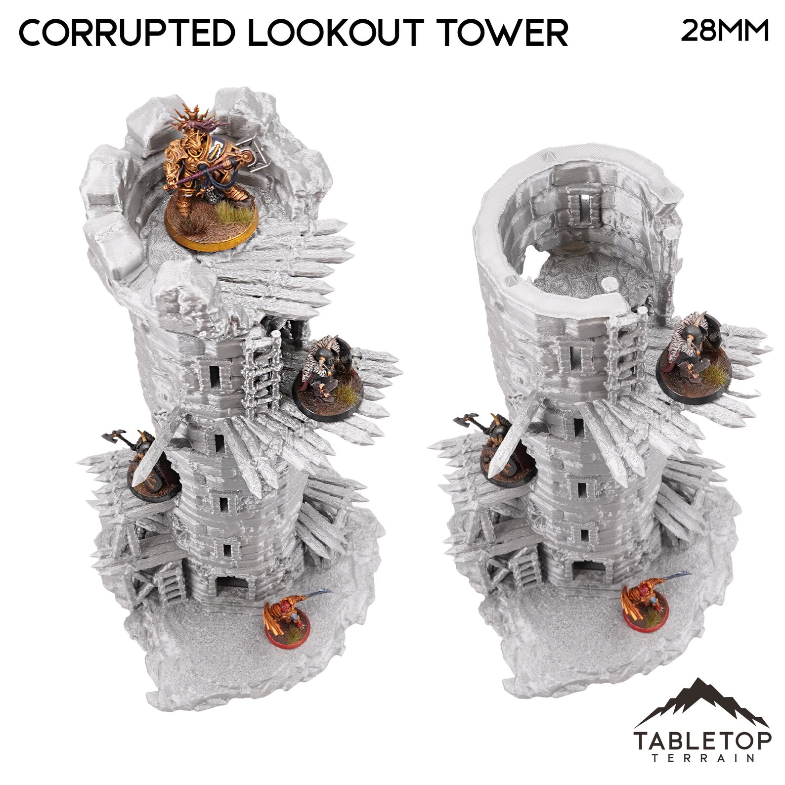 Corrupted Lookout Tower - DND Aos Pathfinder Conquest Miniatureland ...