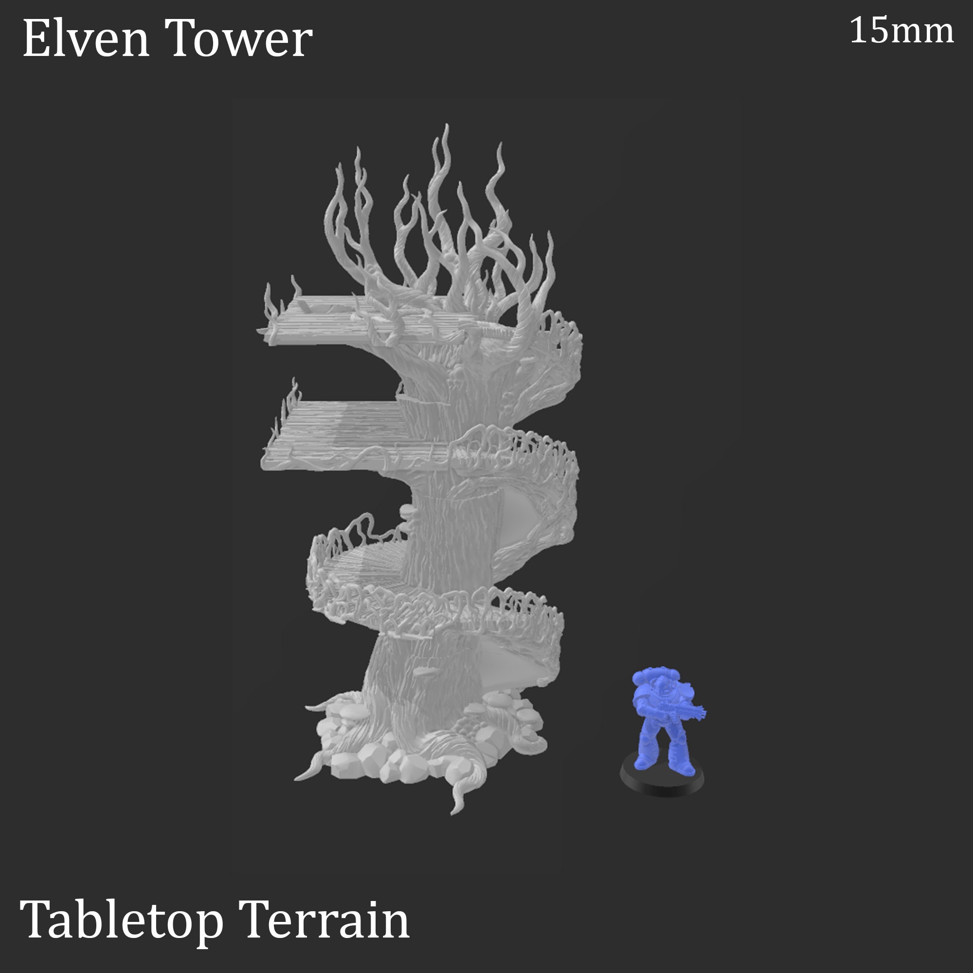 Elven Tower - Elven Terrain - Fantasy Terrain DND Aos Conquest ...