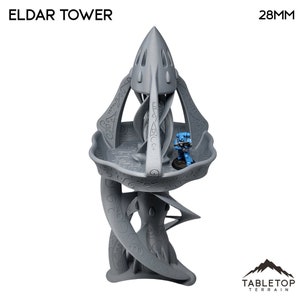 Eldari Tower Space Elves Terrain Tabletop Terrain Grimdark Terrain ...