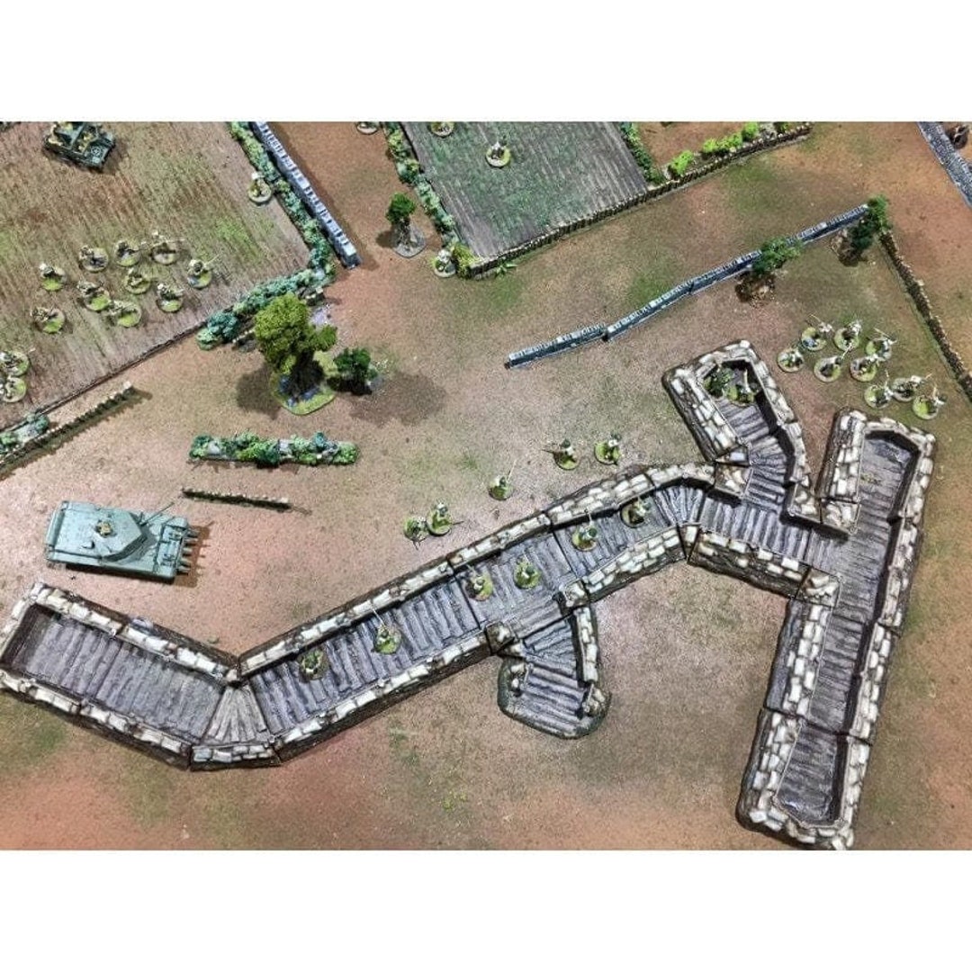 Infantry Trenches - WWII Terrain - Etsy