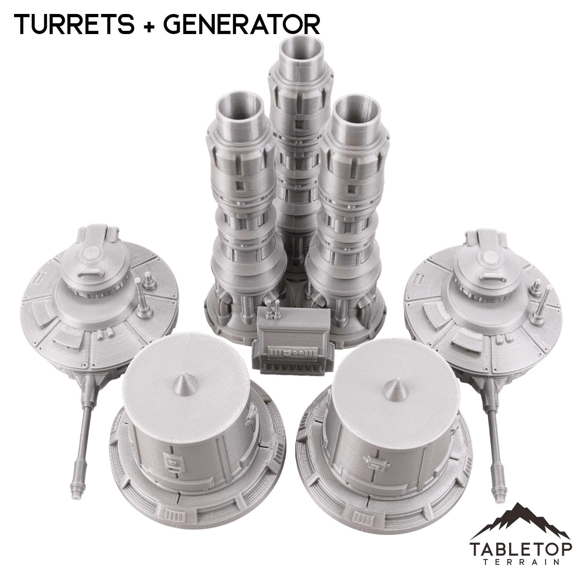 Massa'dun Turrets + Generator - Star Wars Legion Shatterpoint Terrain ...