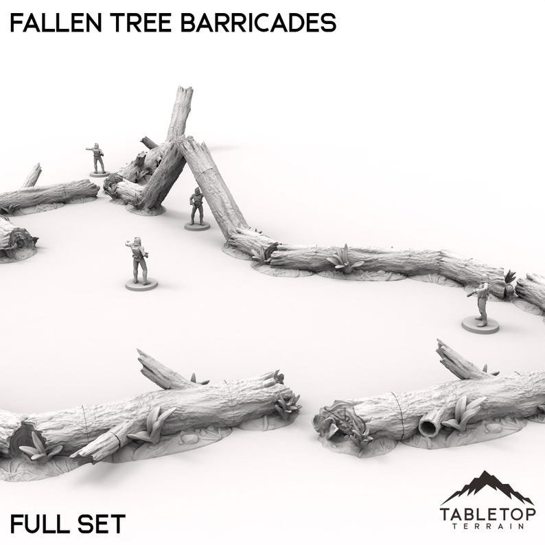 Fallen Tree Barricades - Tabletop Terrain Outer Rim Compatible With ...