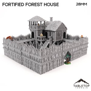 Fortified Forest House - DND Aos Pathfinder Conquest Miniatureland ...