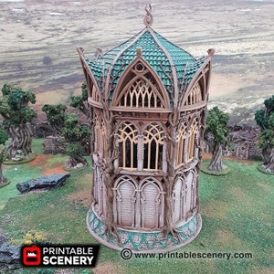 Library of Ithillia - Elven Building - Fantasy Terrain DND Aos Conquest ...