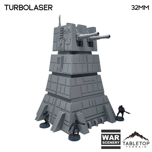 Heavy Cannon Turbolaser Star Wars Legion Terrain War Scenery - Etsy