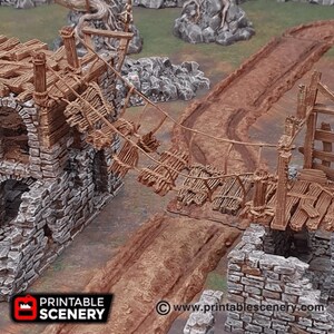 Rope Bridge - Fantasy - Shadowfey Fantasy Terrain DND Aos Conquest ...
