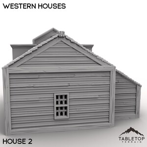 Western Houses - Wild West Terrain Wargaming RPG Exodus Western Rush ...